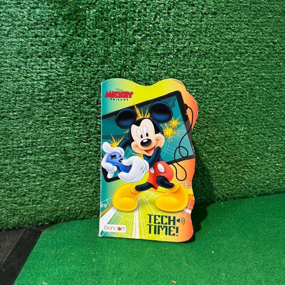 Office | Disney Mickey Mouse Tech Time Notebook Yellow And Blue | Poshmark